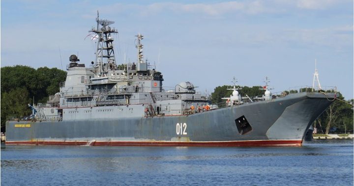 Un ataque Ucraniano le causó severos daños a un buque de guerra ruso