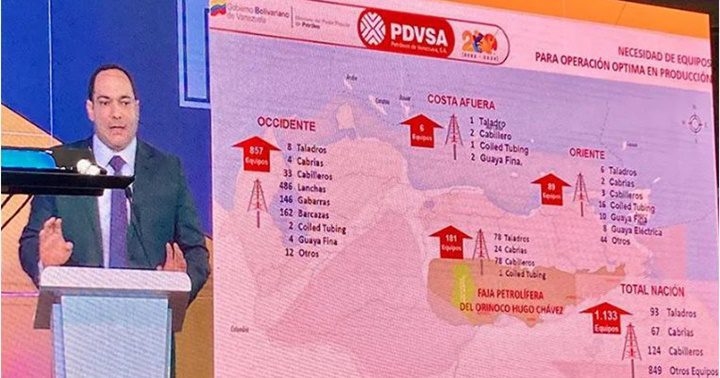 Pdvsa necesita 1.133 equipos y sus operarios que los manejen para ...