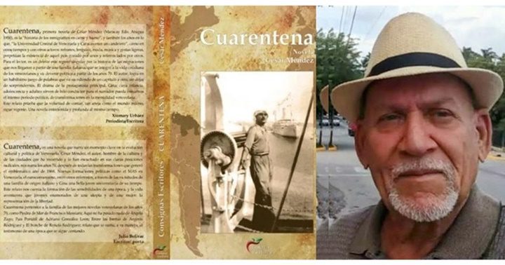 César Méndez presentó su novela Cuarentena
